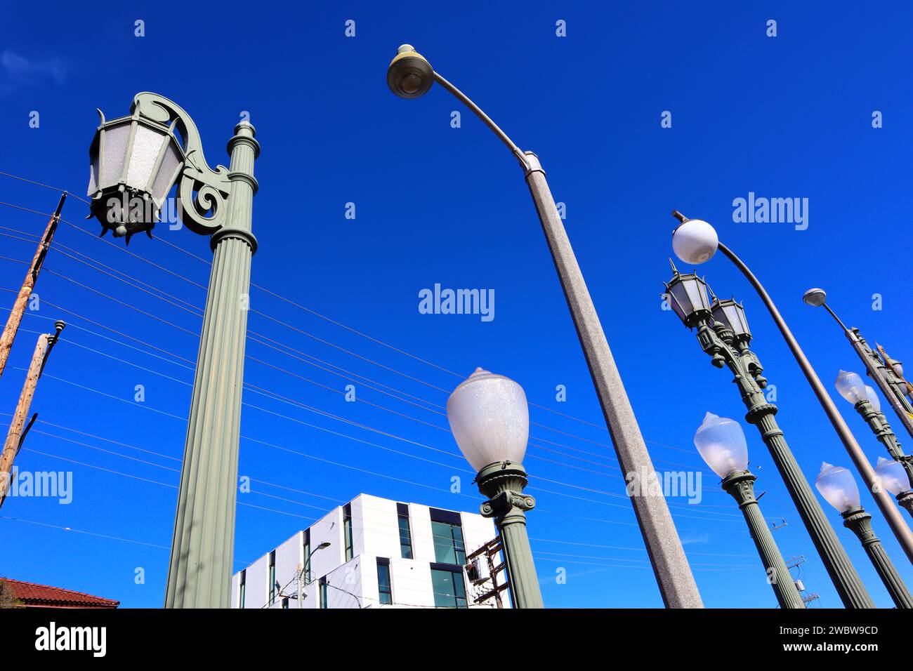 Los Angeles, California: Public Art VERMONICA a street lighting ...