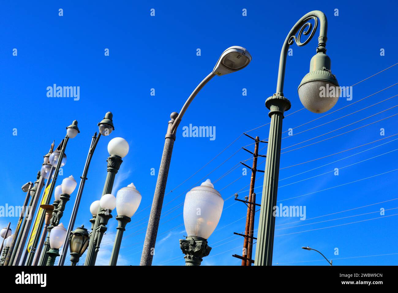 Los Angeles, California: Public Art VERMONICA a street lighting ...
