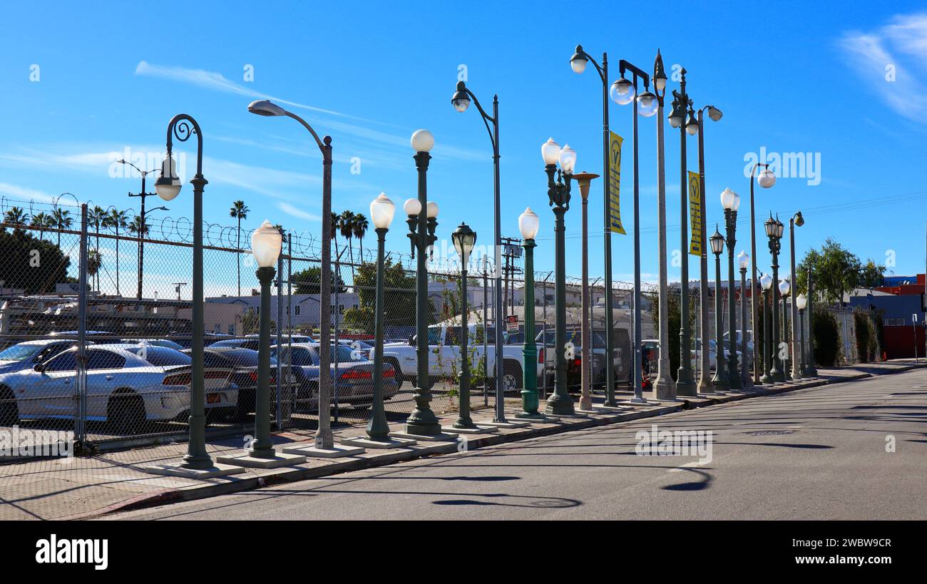Los Angeles, California: Public Art VERMONICA a street lighting ...