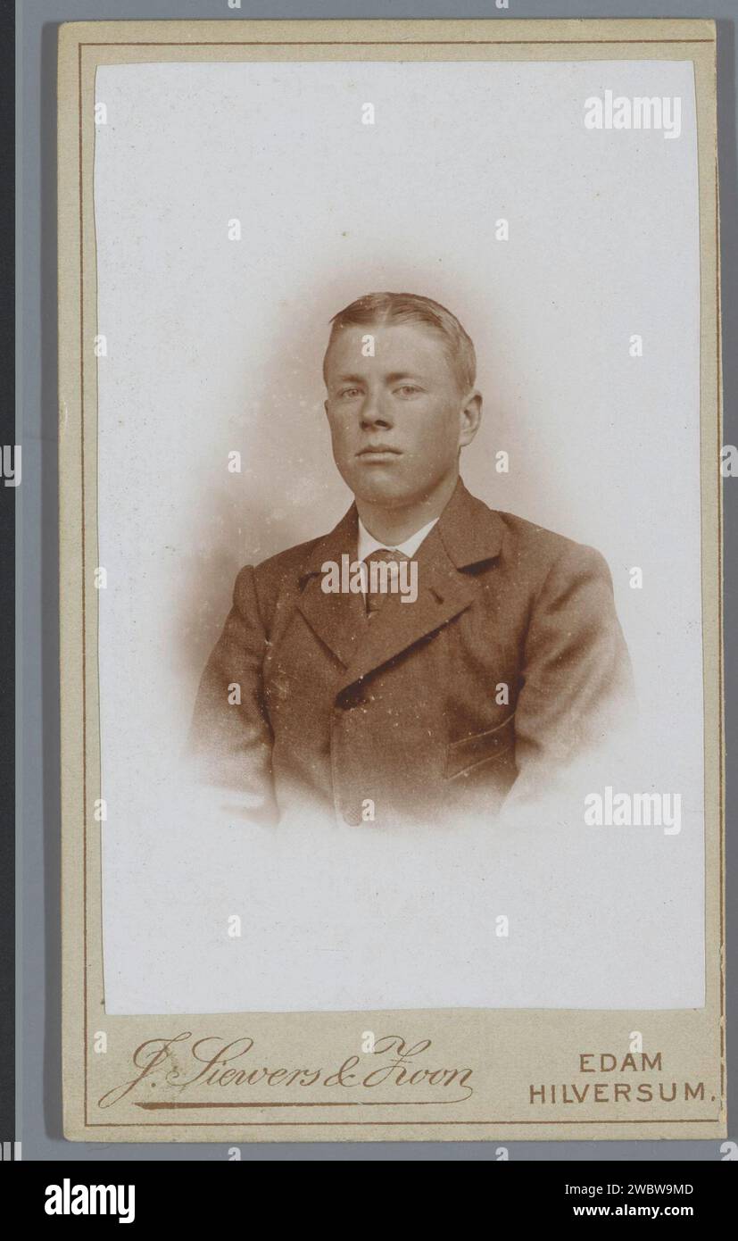 Portrait of Cornelis Nooij, J. Siewers & Son, 1890 - 1918 Photograph ...