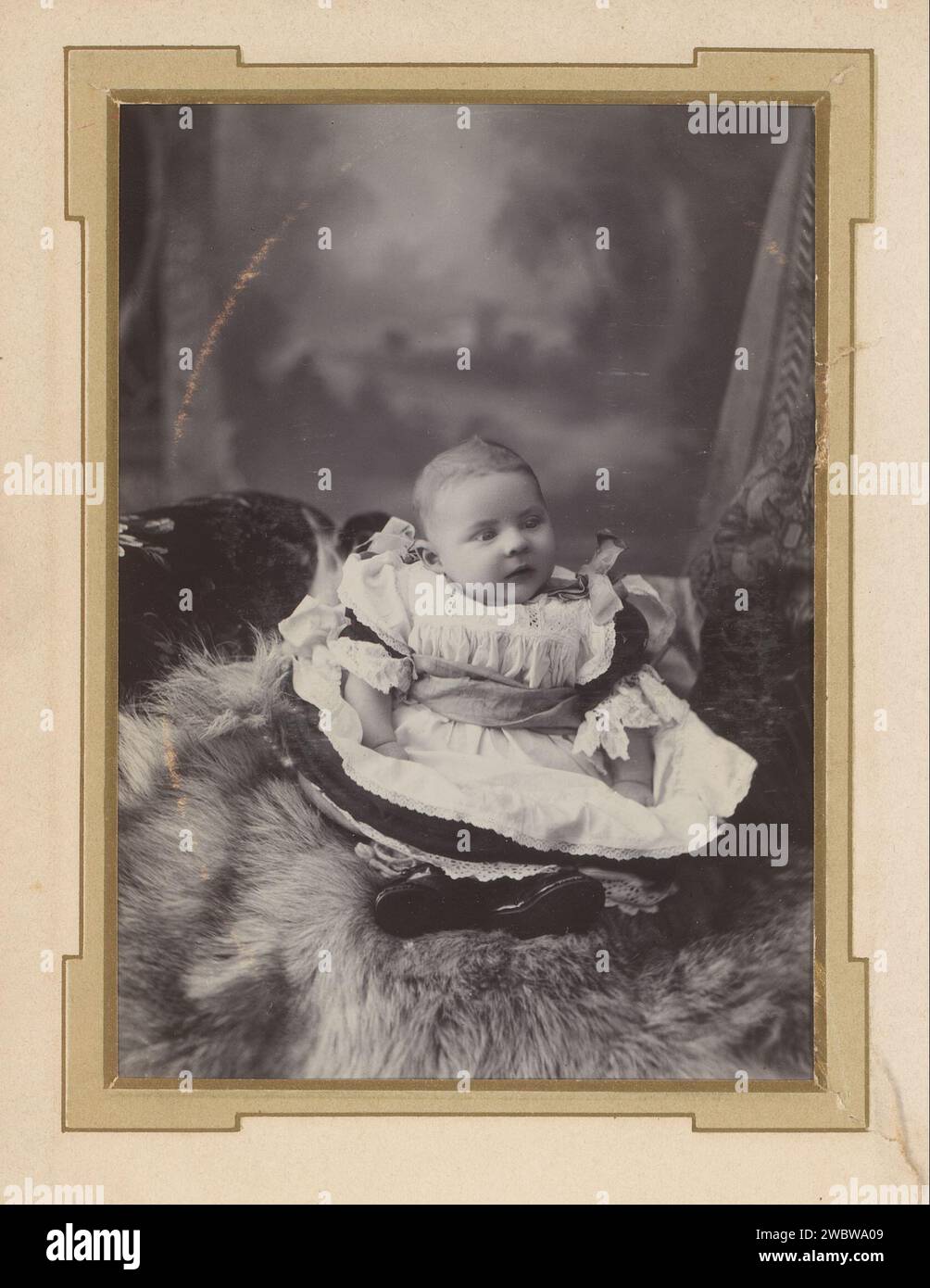 Portrait of a baby, Jacket Dickinson, 1880 - 1920 photograph. cabinet ...