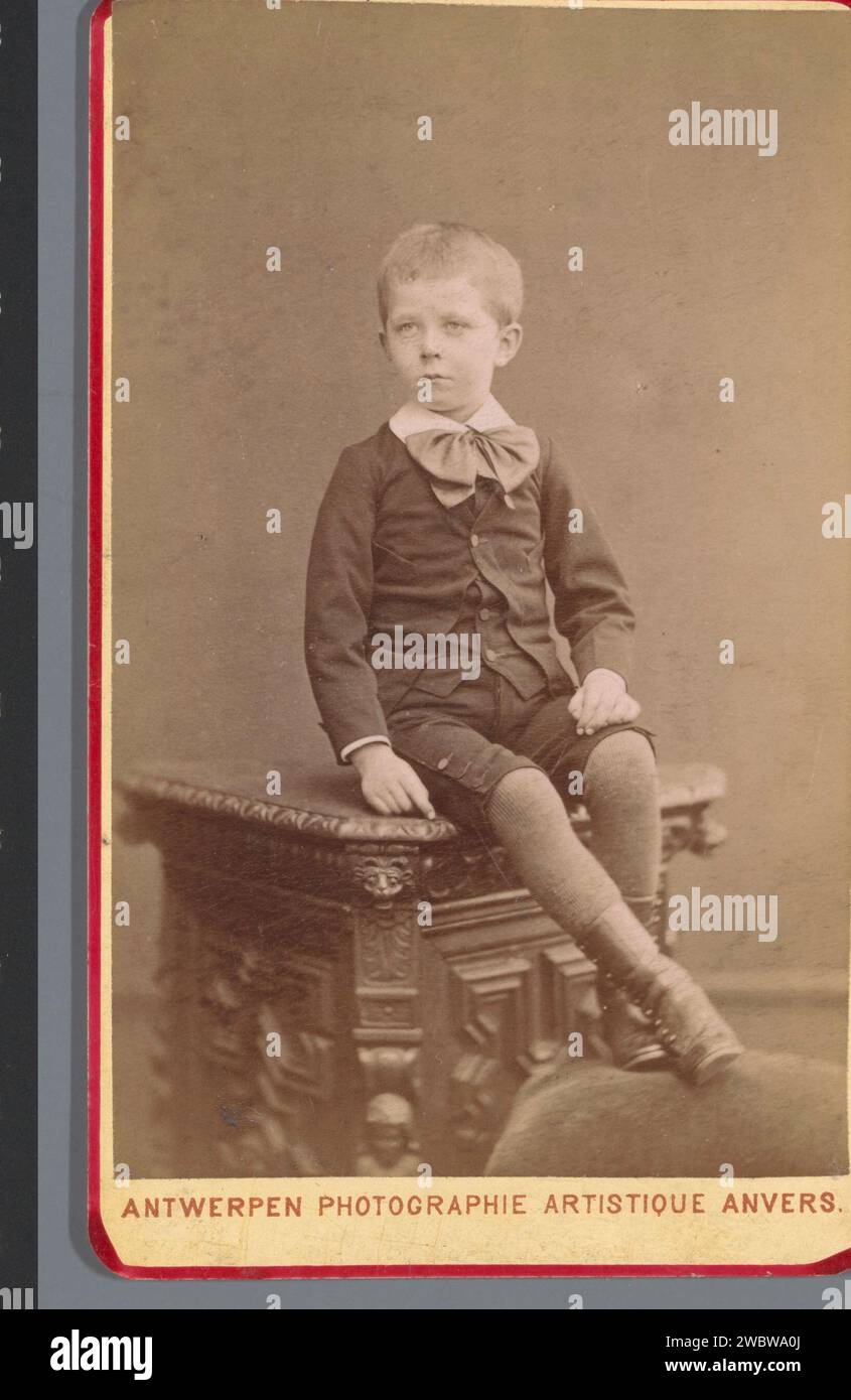 Portrait of an unknown boy, Photographie Artistique, 1872 - 1885 ...