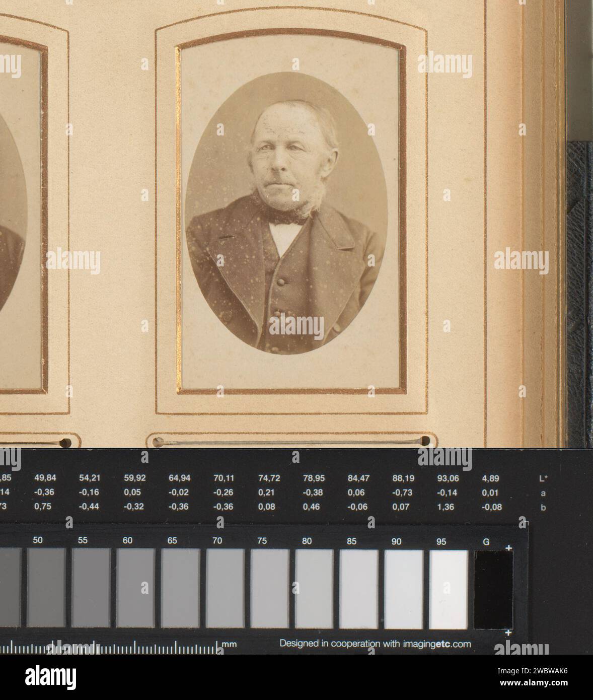 Portrait of an old man with sideburns, Anonymous, 1870 - 1900 ...