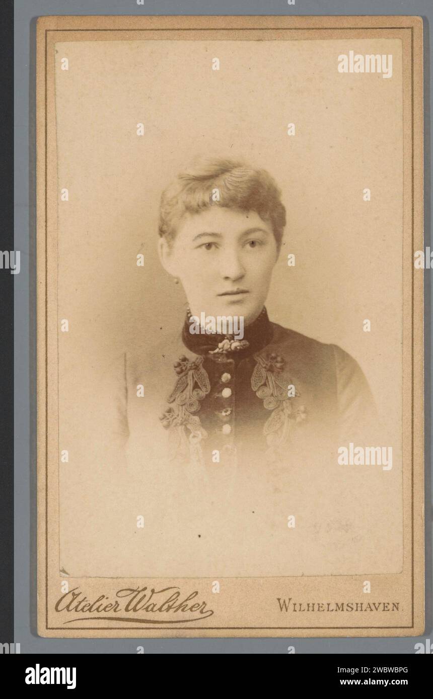 Portrait of an unknown woman, Atelier Walther, 1855 - 1885 Photograph ...