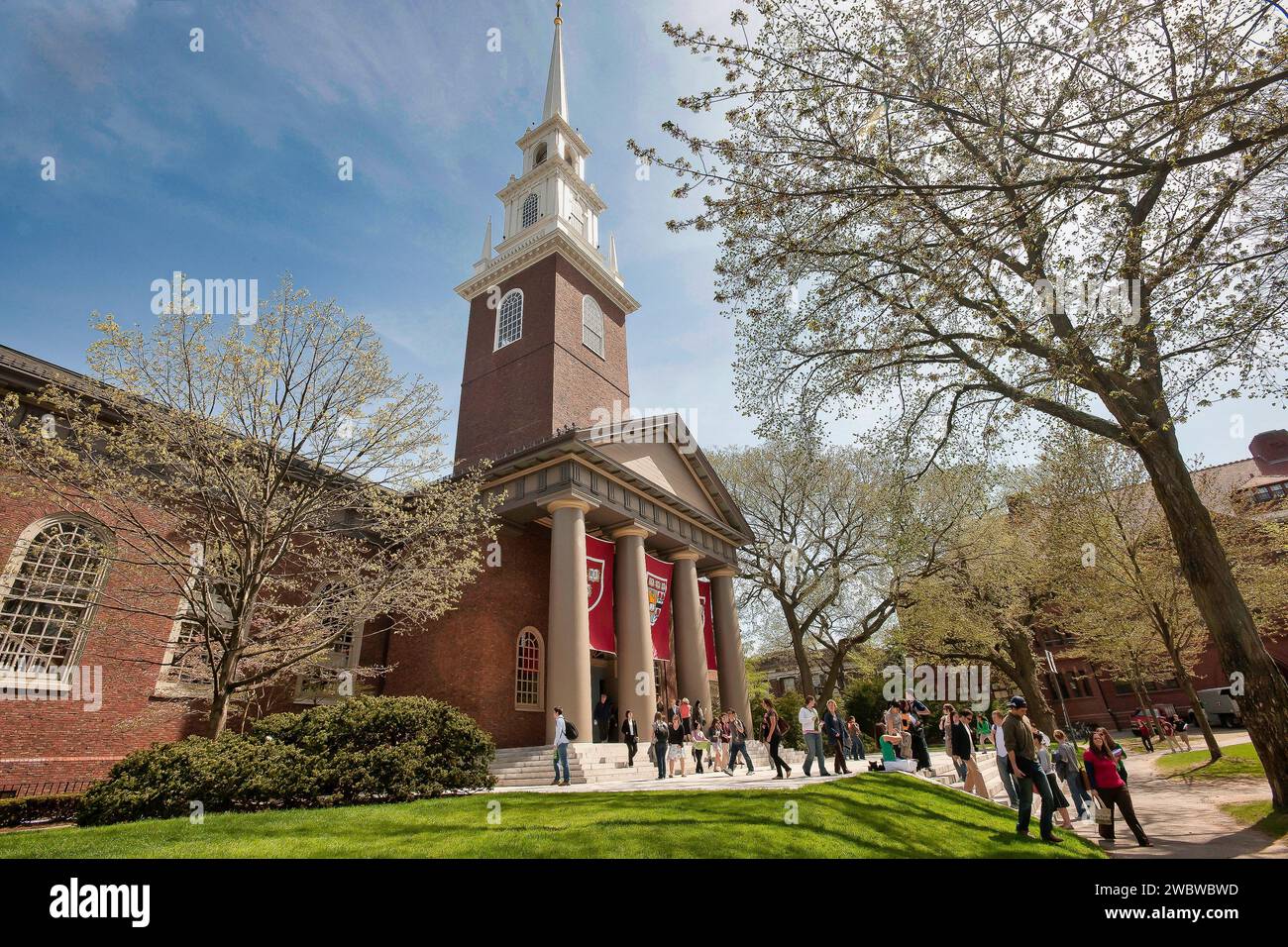 Cambridge, Massachusetts, USA, Memorial Church in Harvard Yard, Harvard ...