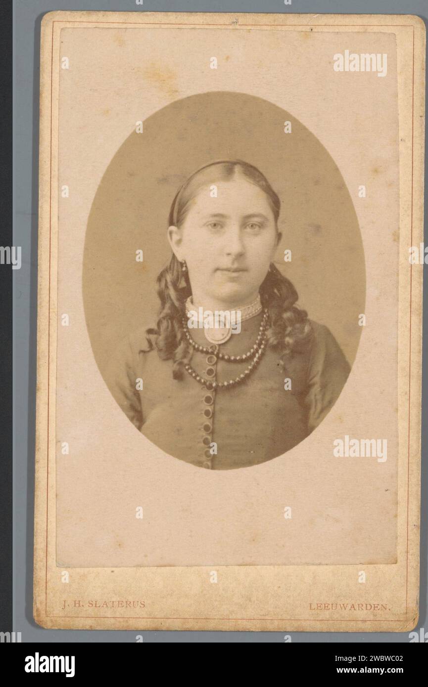 Portrait of Betsy Nijdam, Idanus Hendrikus Slaterus, 1873 - 1892 ...