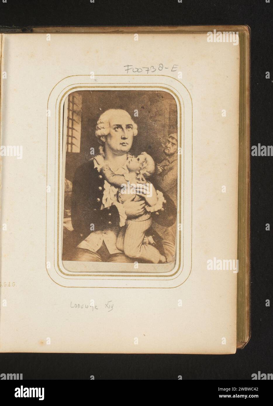 Photo production of a painted portrait of Louis XIV with child ...