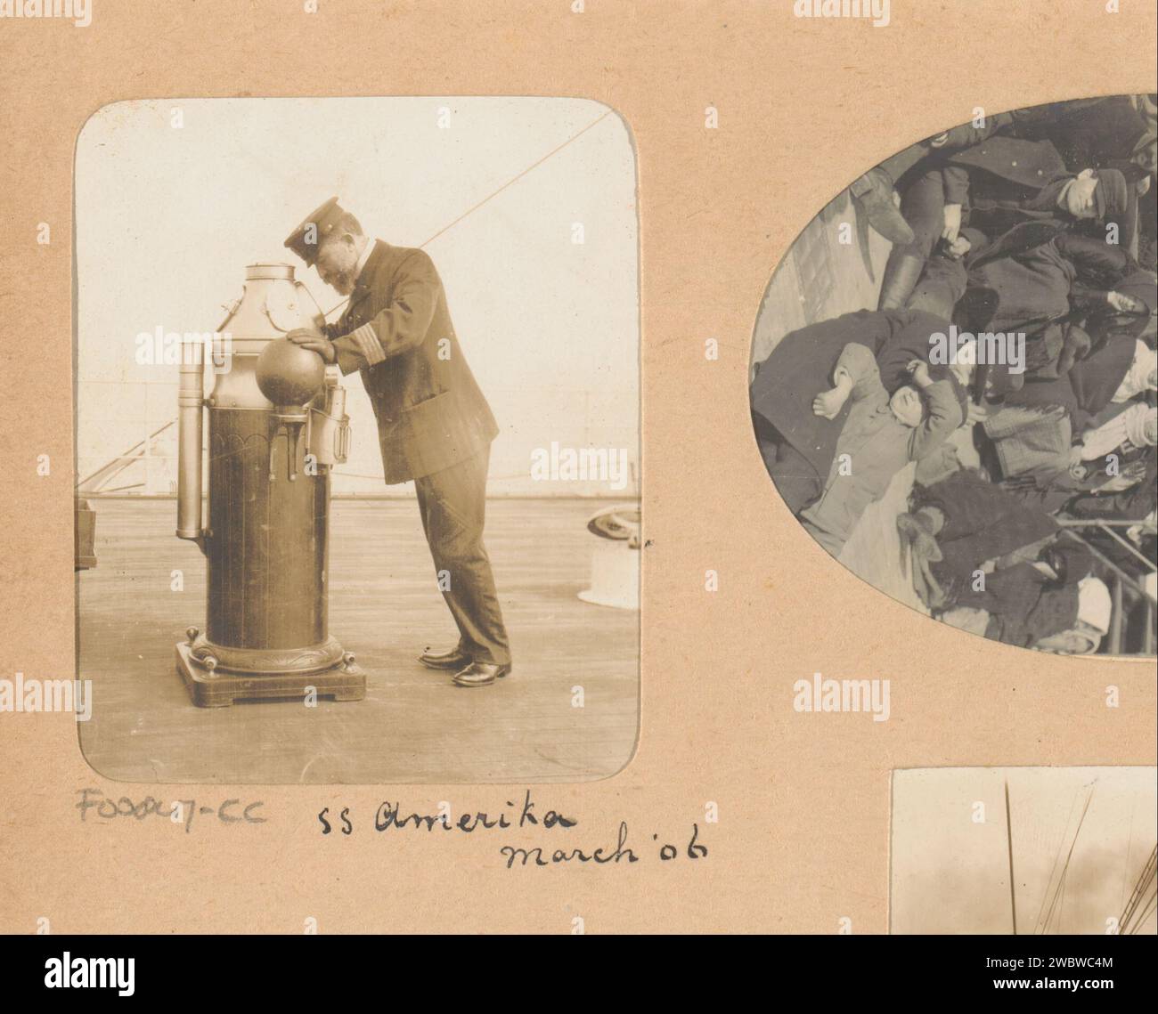 Captain Sauernman of the SS America on the Scheepskompas, 1906 ...