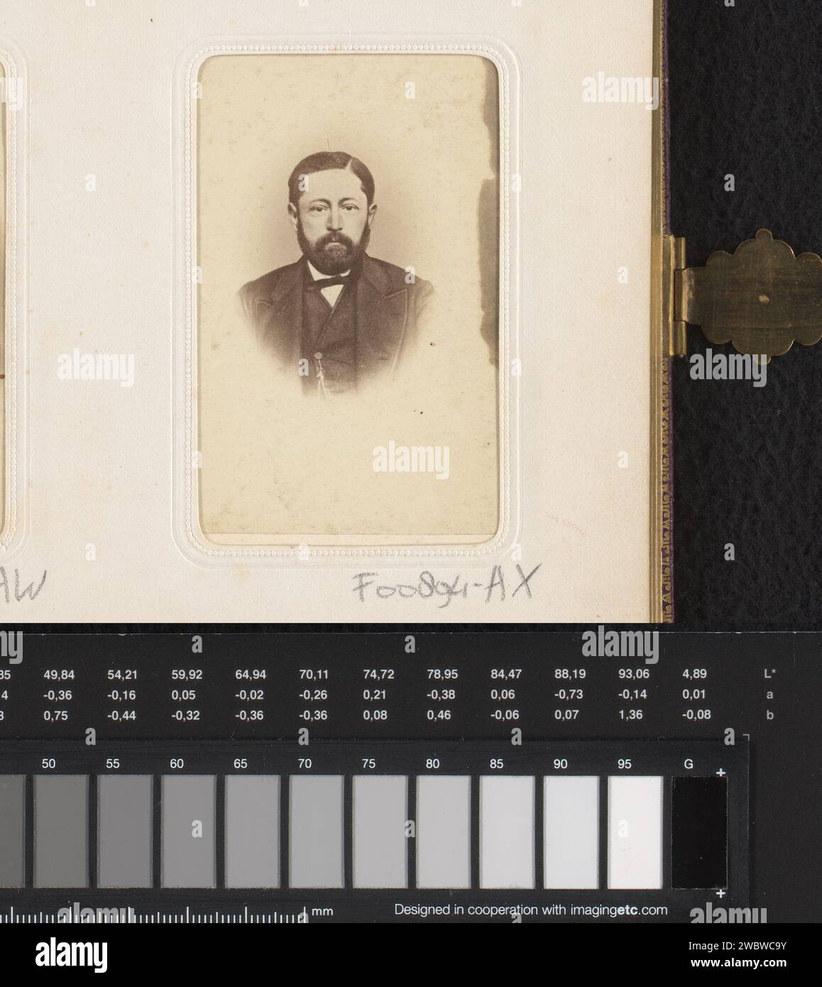 Photo production of a portrait of a man with beard, Franz Wilhelm ...