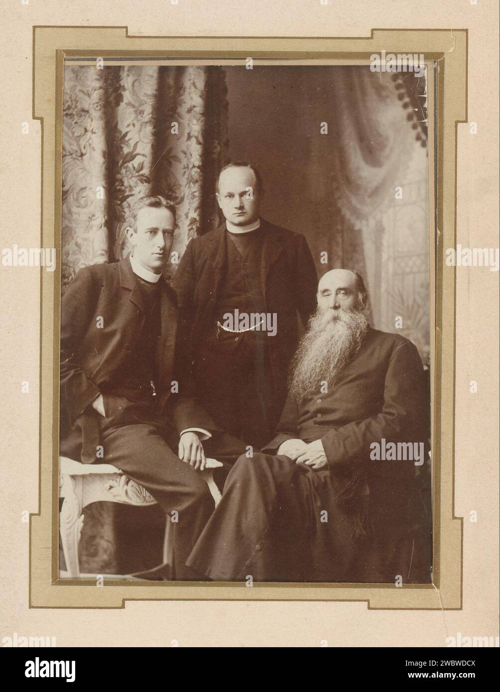 Portrait of three men, Heawood & Hargrave, 1880 - 1920 photograph ...