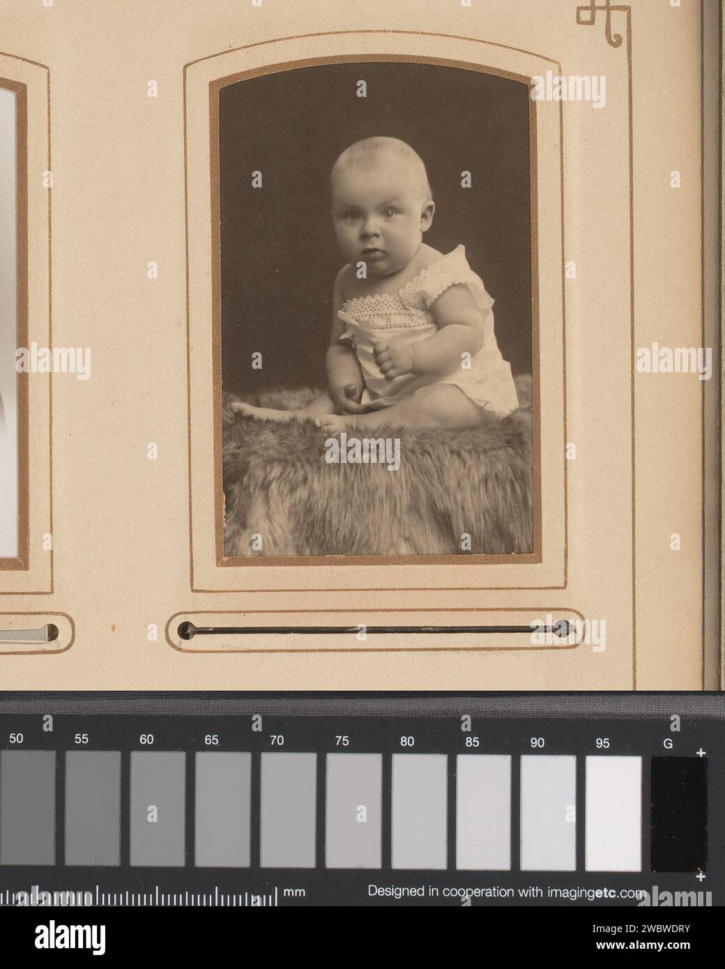 Portrait of a sitting baby, Anonymous, 1880 - 1910 Photograph. visit ...