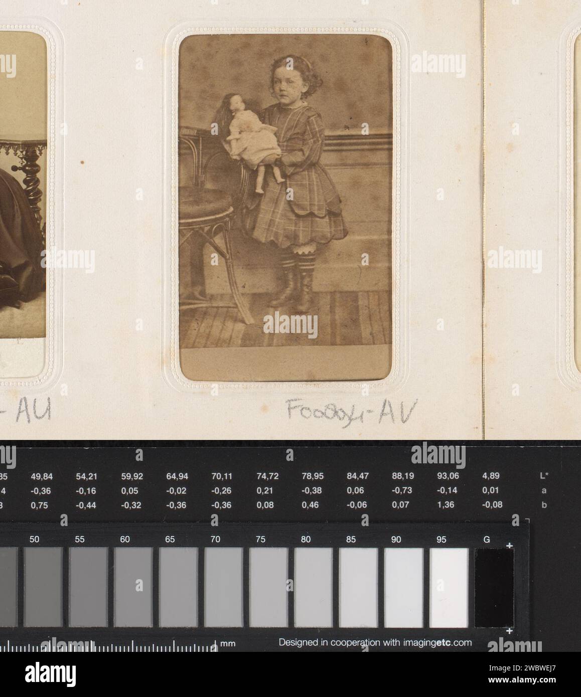 Portrait of a girl with pop, Binger & Chits, 1872 - 1874 Photograph ...