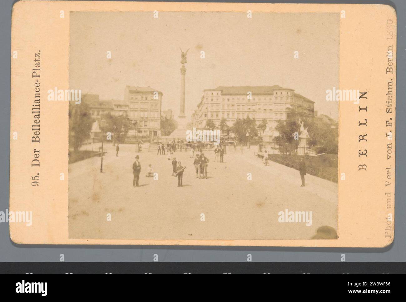 Belle-Alliance-Platz, given to the Friedrichstraße, Berlin, Johann ...