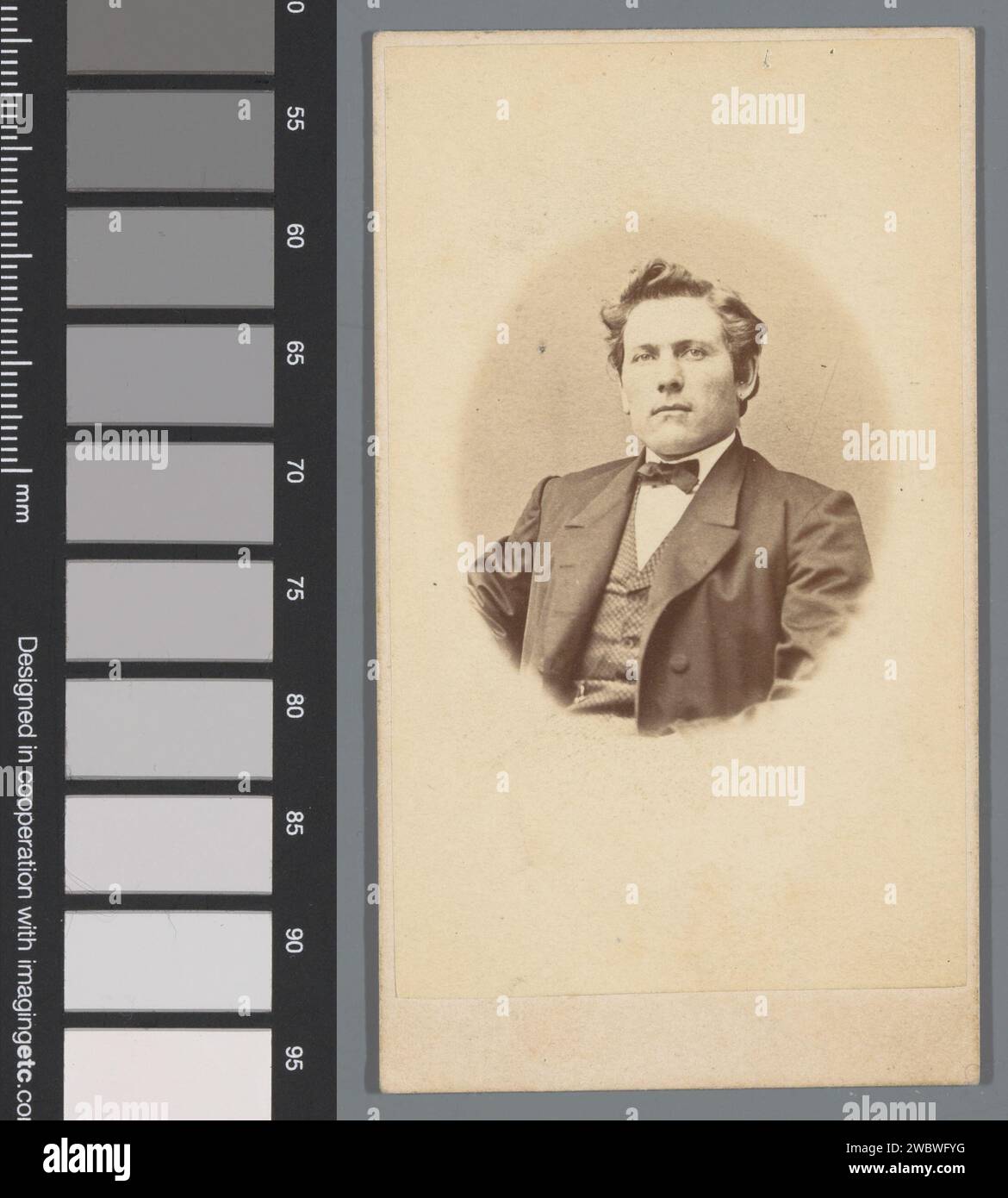 Portrait of an unknown man, Anonymous, 1854 - 1885 Photograph. visit ...