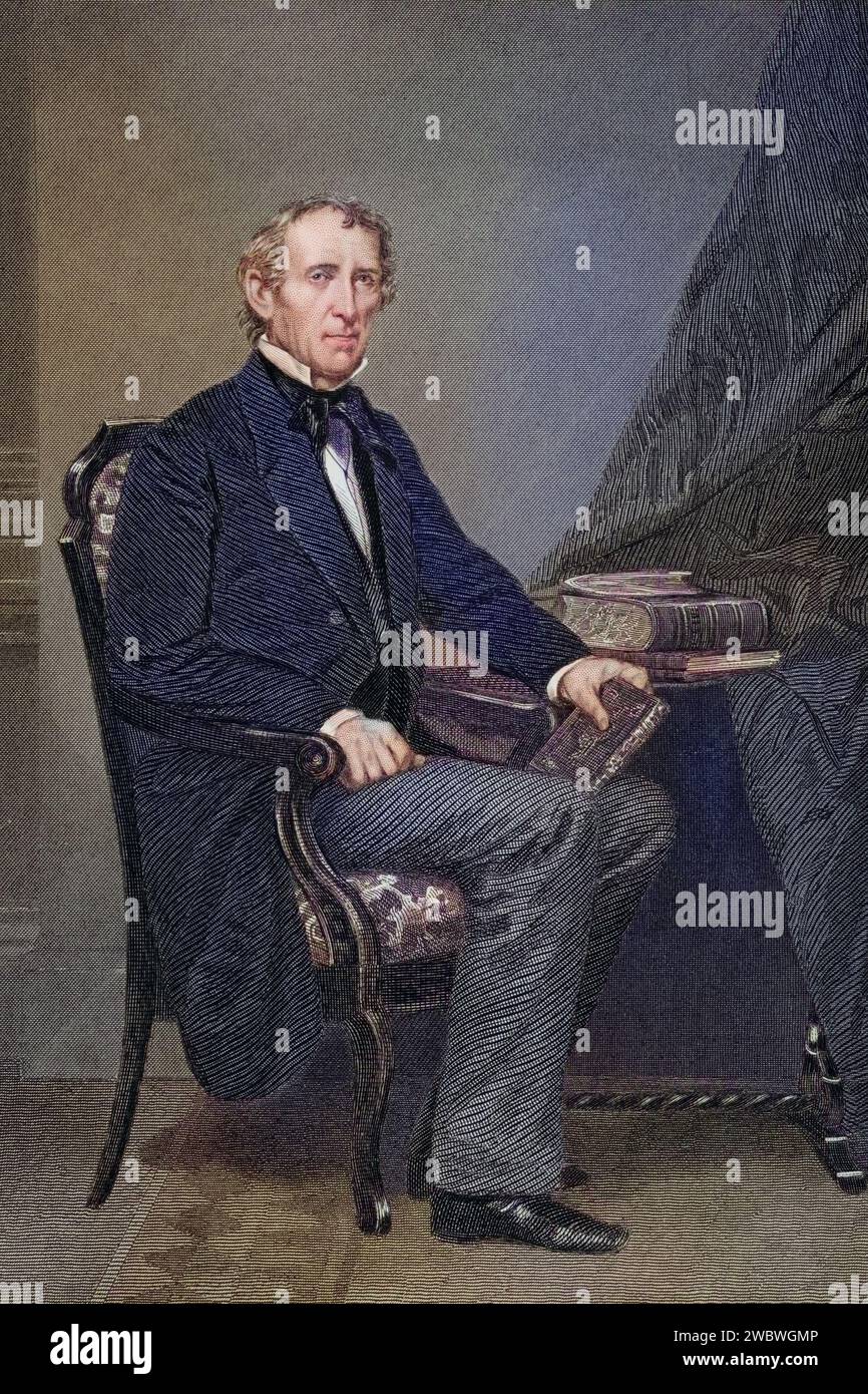 Us president john tyler hi-res stock photography and images - Alamy