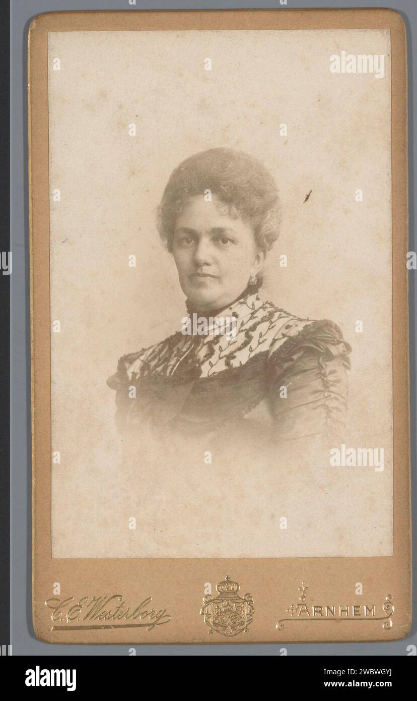 Portrait of an unknown woman, Carel Eduard Westerborg, 1861 - 1915 ...