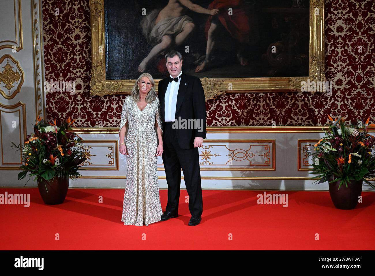 Munich, Germany. 12th Jan, 2024. Prime Minister Markus Söder (CSU) and ...