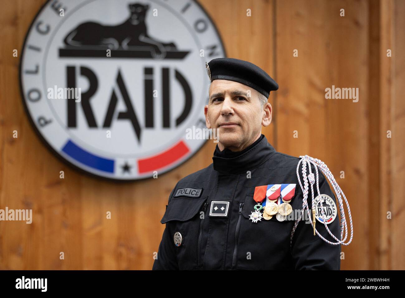 Bievres, France. 12th Jan, 2024. Guillaume Cardy poses during his ...