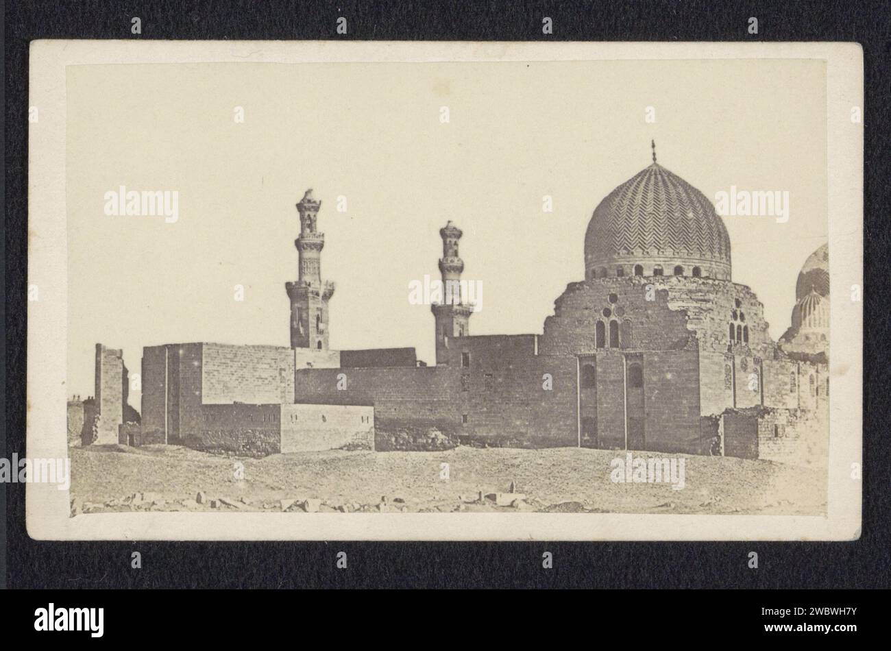 Graves of the Caliphs, Cairo, Egypt, Antonio Beato, 1859 - 1862 ...