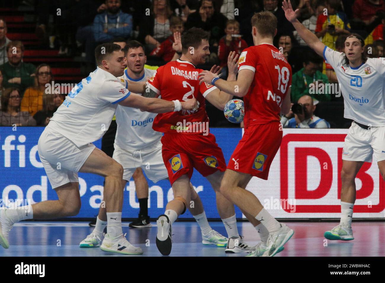 MUNICH, Germany. , . 27 Damgaard Nielsen, Michael of Denmark vs CZE ...