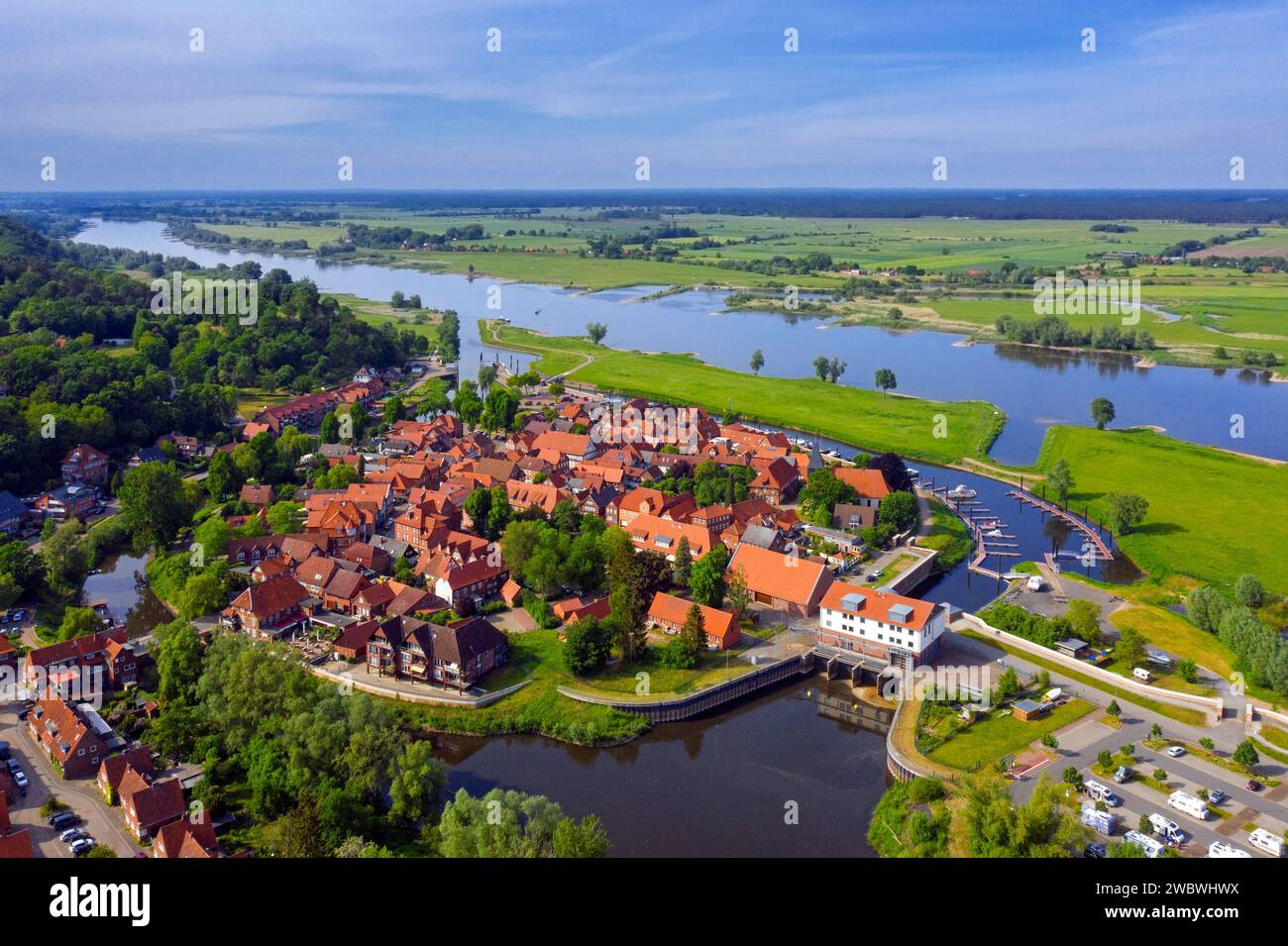 German timber frame road hi-res stock photography and images - Alamy