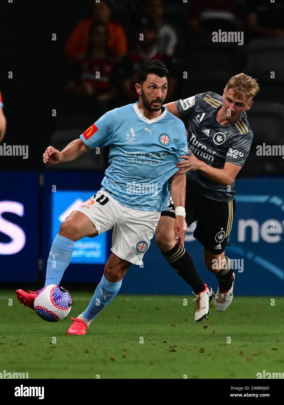 Parramatta, Australia. 12th Jan, 2024. Tolgay Ali Arslan of the ...