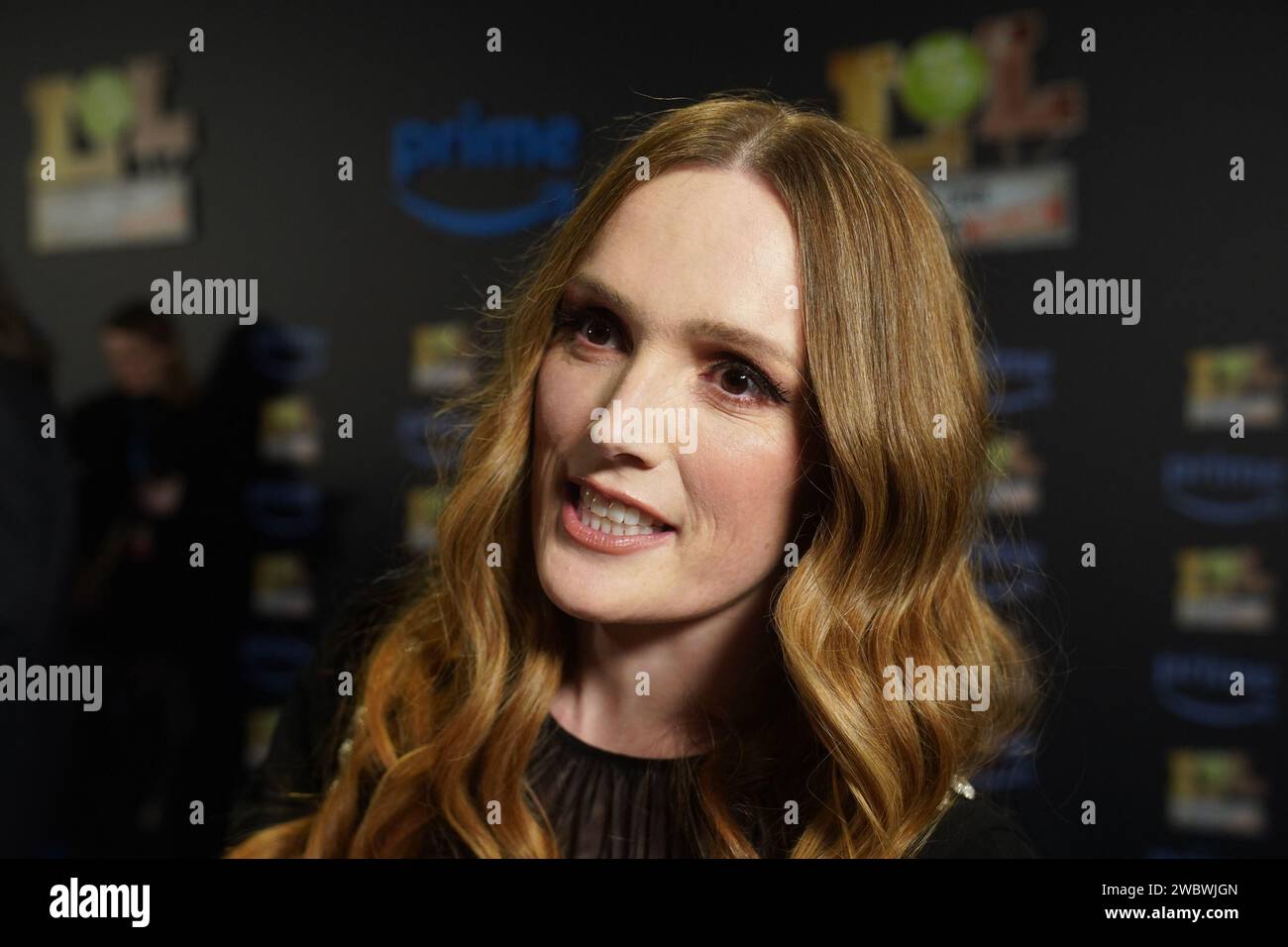 Emma Doran arrives for the premiere of LOL: Last One Laughing Ireland ...