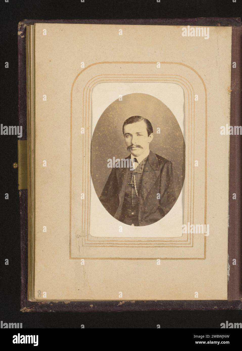 Portrait of a man with mustache, Anonymous, 1860 - 1900 Photograph ...