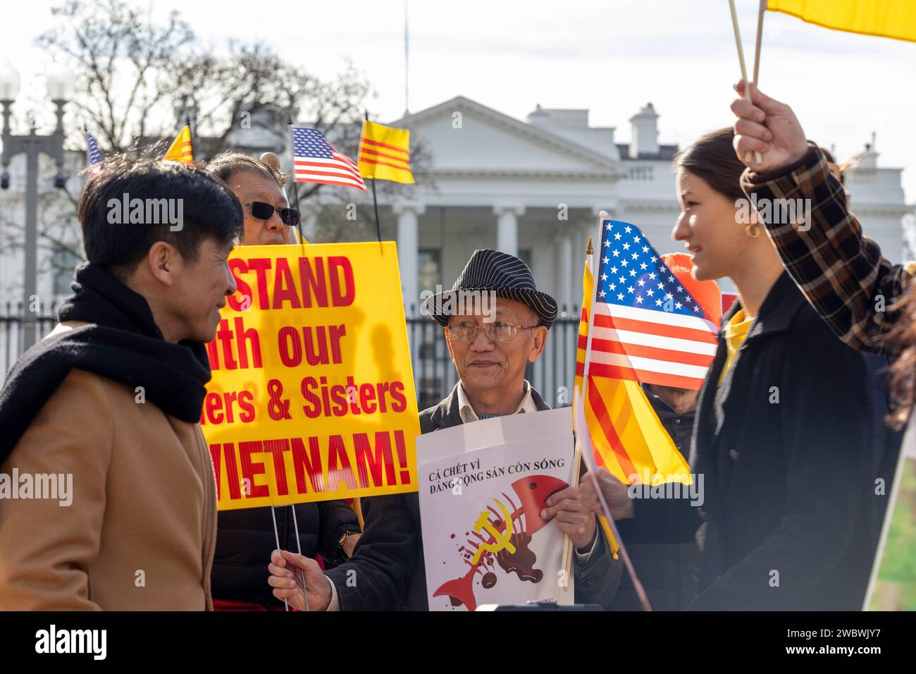 Washington, District Of Columbia, USA. 12th Jan, 2024. Members of the ...