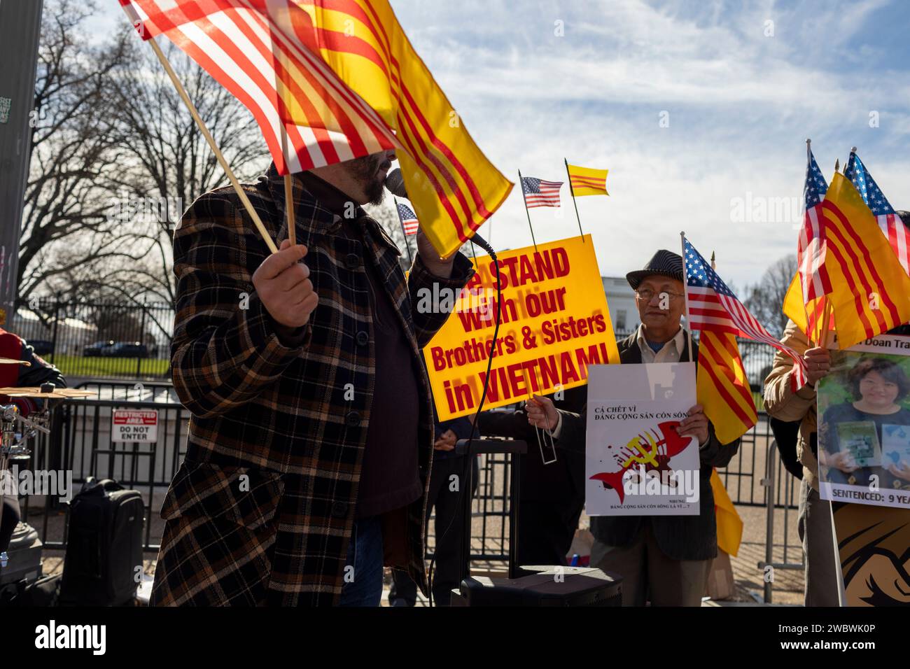 Washington, District Of Columbia, USA. 12th Jan, 2024. Members of the ...