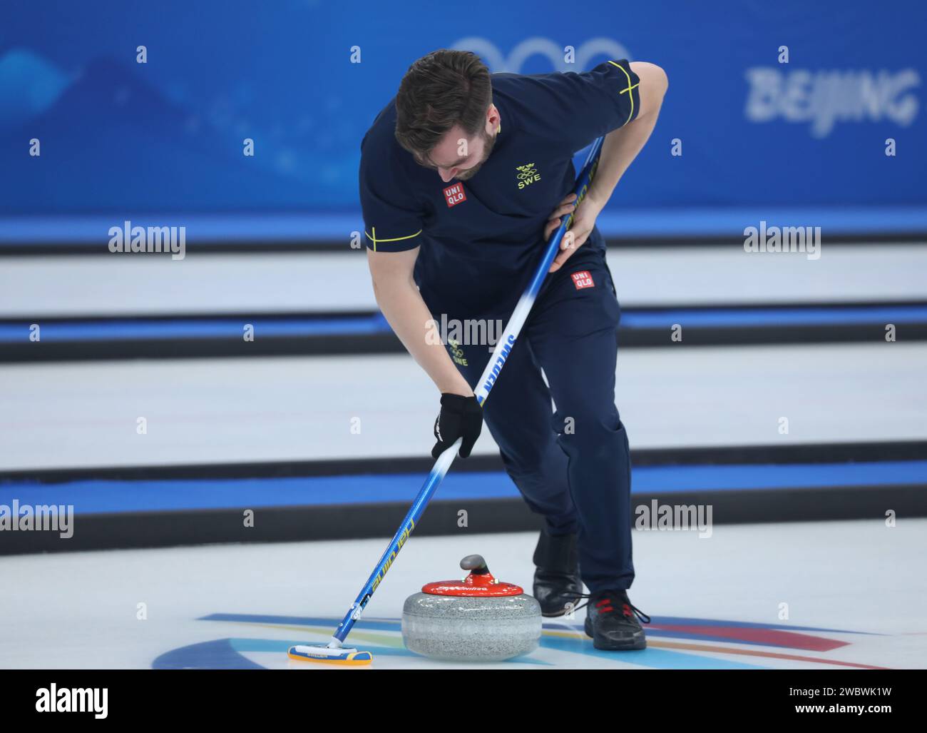 FEB 5, 2022 - Beijing, China: Almida de Val and Oskar Eriksson of Team ...
