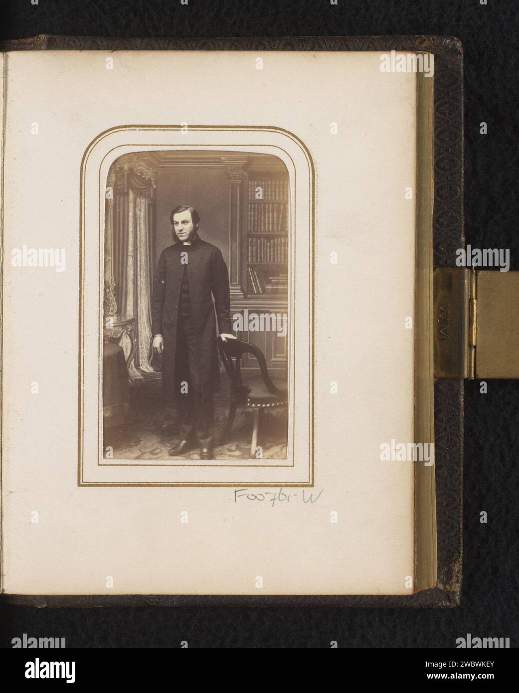 Portrait of a standing man with sideburns, Alfred Brothers, 1855 - 1880 ...