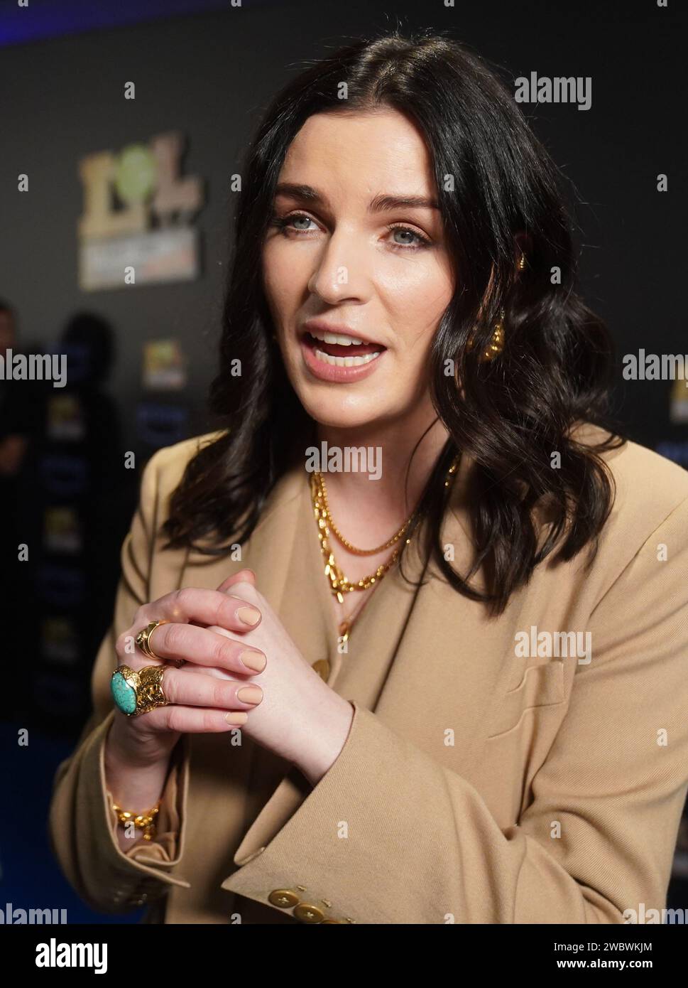 Aisling Bea attends the premiere of LOL: Last One Laughing Ireland, at ...