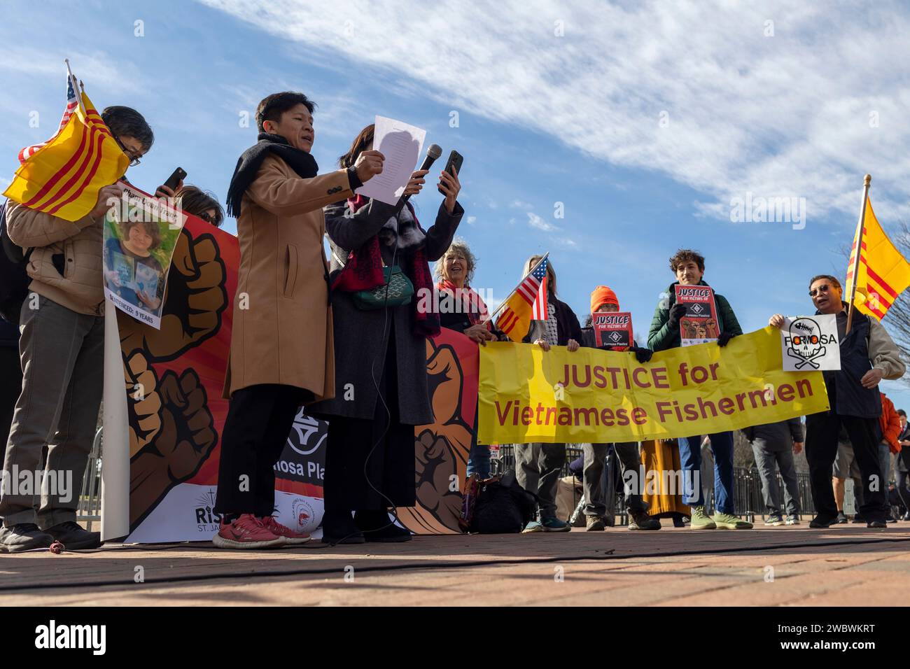 Washington, District Of Columbia, USA. 12th Jan, 2024. Members of the ...