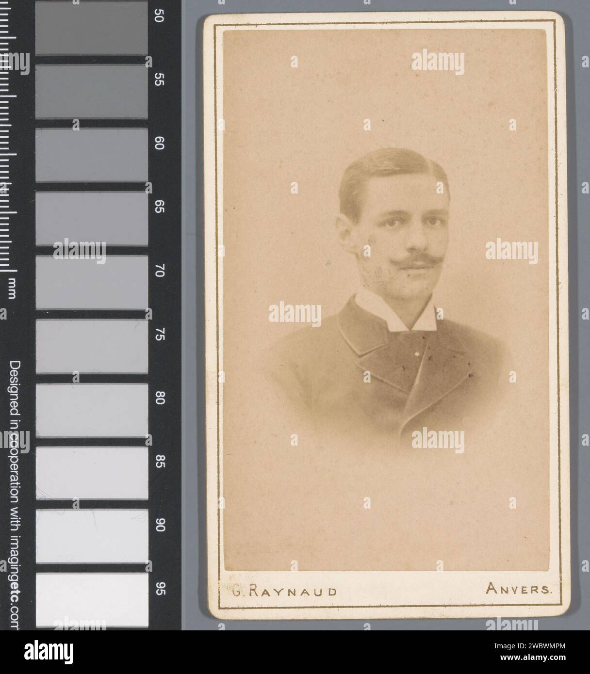 Portrait of an unknown man, Georges Raynaud, 1882 - 1902 Photograph ...