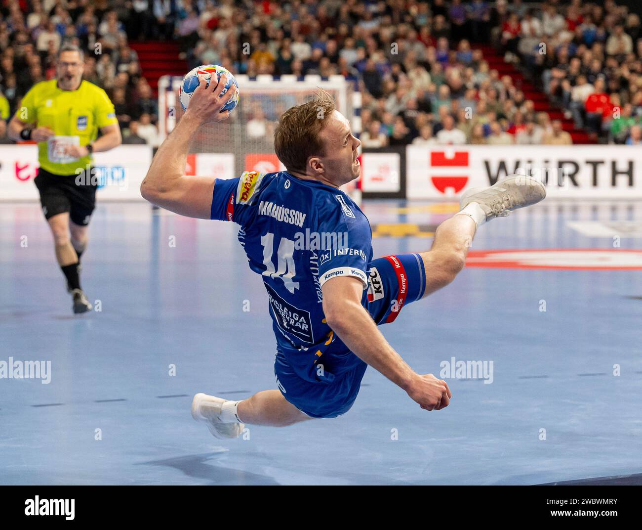 Muenchen, Deutschland. 12th Jan, 2024. Omar Ingi Magnusson (Island ...