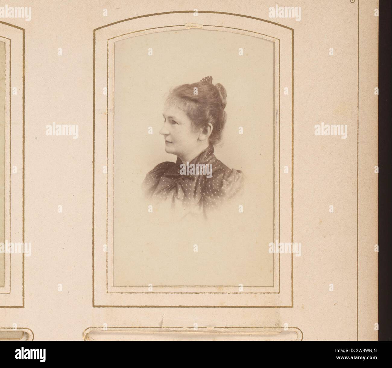 Portrait of a woman, Adrianus van der Grient, 1888 - 1907 Photograph ...