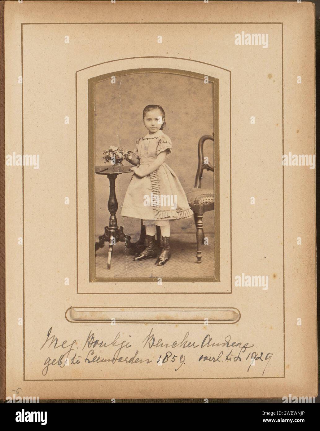 Portrait of Boukje Beucker Andreae, Anonymous, 1860 - 1875 Photograph ...