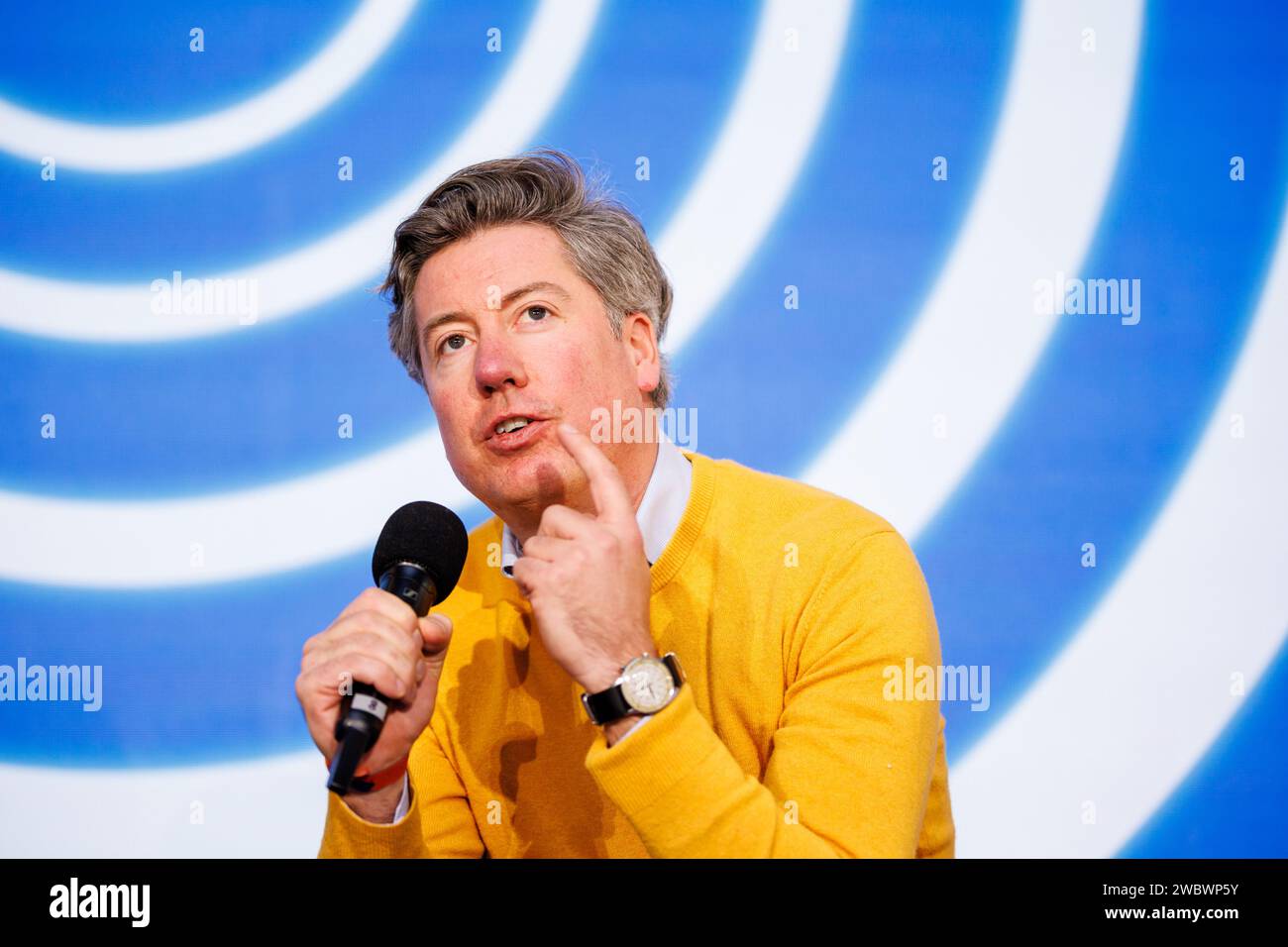 Munich, Germany. 12th Jan, 2024. Benedikt Franke, Munich Security ...