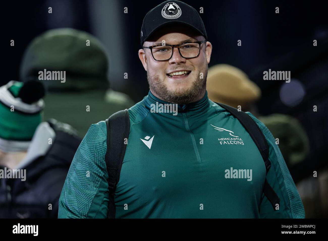 Newcastle, UK. 12th Jan, 2024. Murray McCallum of Newcastle Falcons is ...