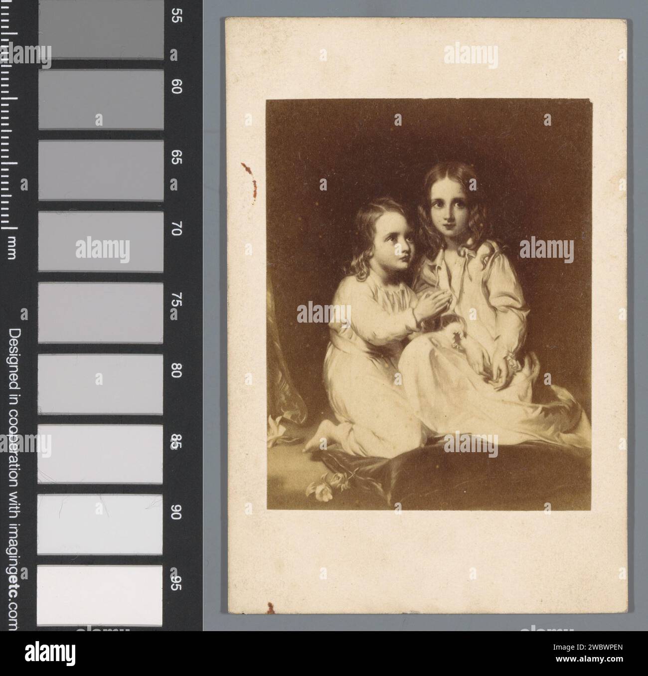 Photo production from a painting to the poem Kinderbede by J.J.L. Ten ...