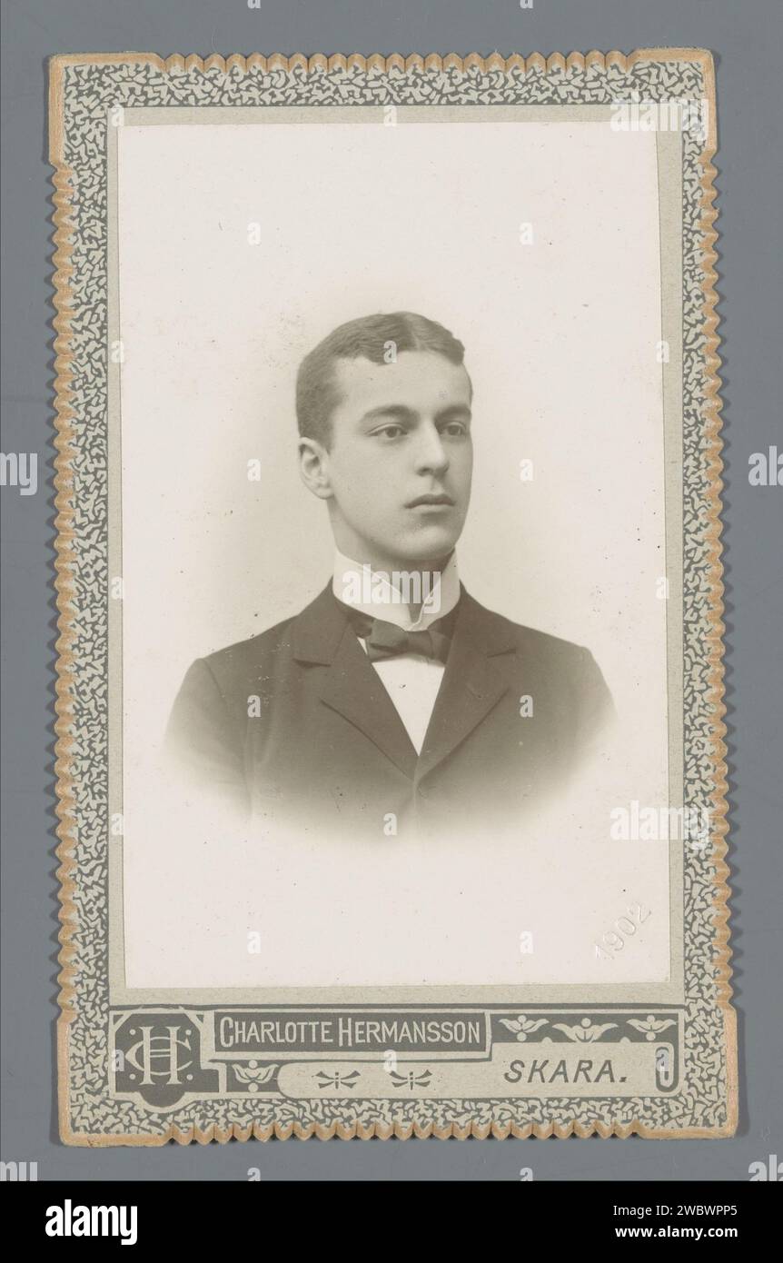 Portrait Of An Unknown Young Man Charlotta Fredrika Hermansson 1902
