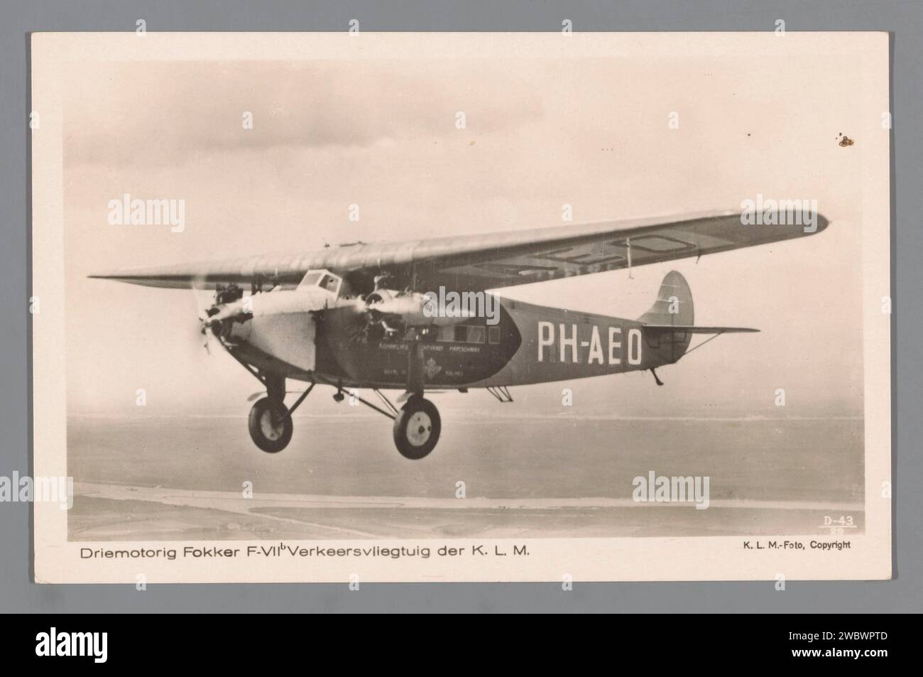 Fokker plane, Anonymous, c. 1925 - c. 1935 photograph Netherlands ...