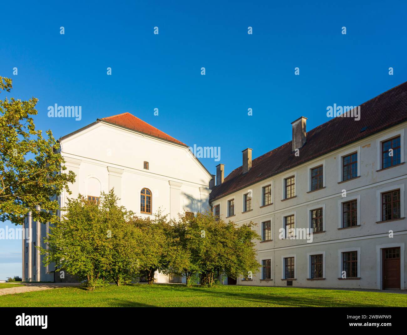 Chiemsee: Old Herrenchiemsee Castle is a well-known former canon ...