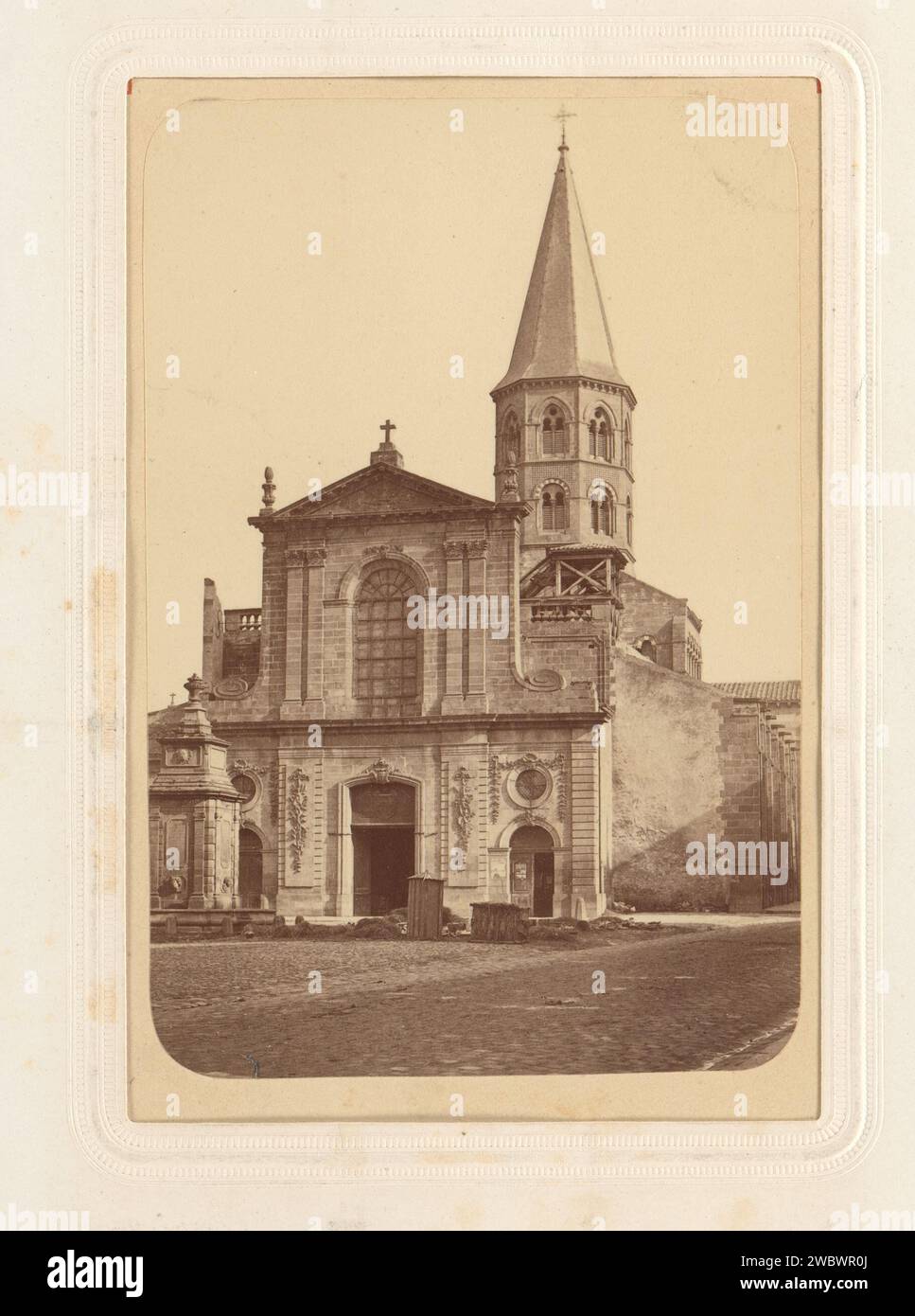 View of the Basilica of Saint -Amable in Riom, France, Unknown, 1867 ...