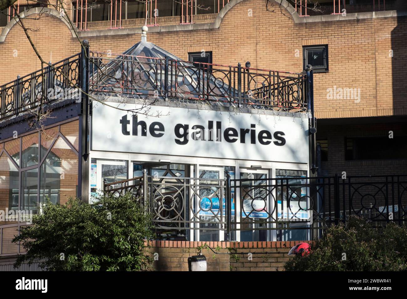 Around Bristol City Centre. Entrance for the Galleries shopping mall in ...