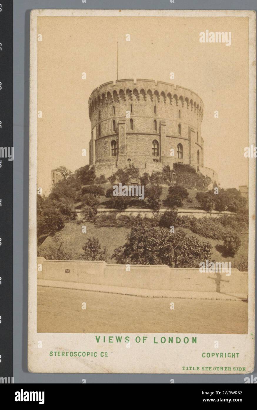 Round Tower van Windsor Castle, anonymous, 1862 - 1873 Photograph ...