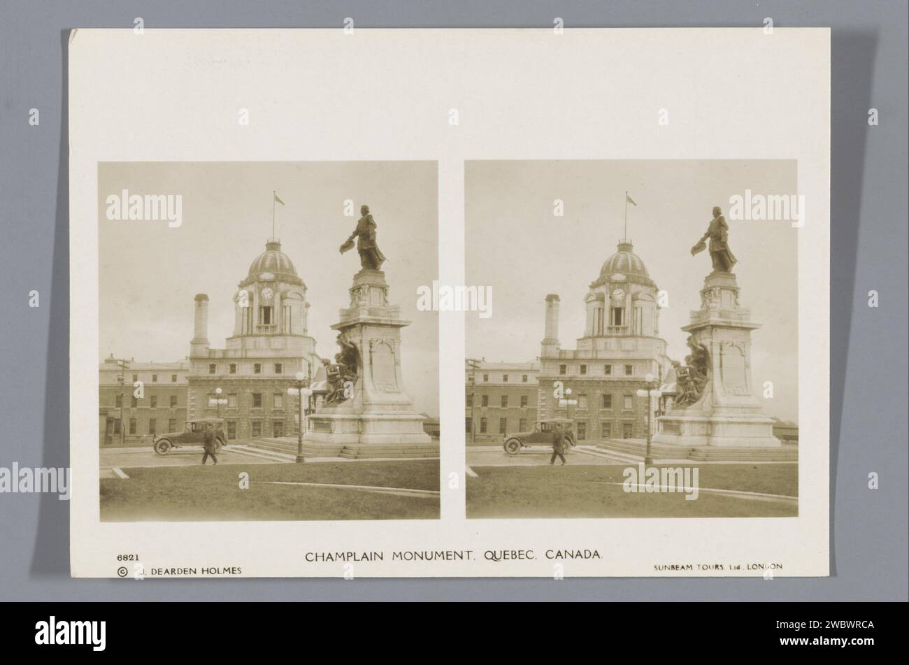 Monument for Samuel de Champlain, Quebec, J. Dearden Holmes, 1924 ...