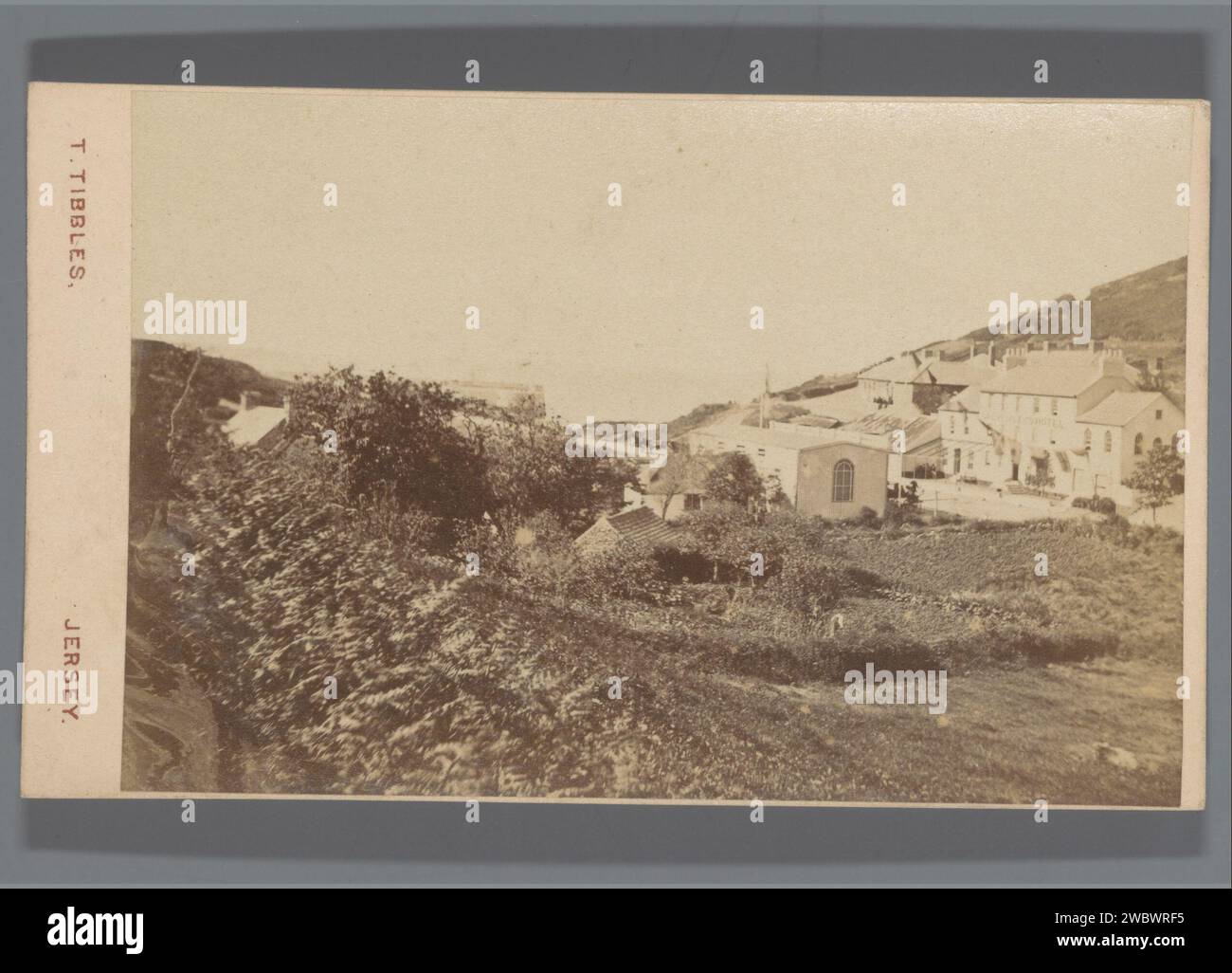 View of Grève de Lecq on the island of Jersey, Thomas Tibbles, 1871 ...