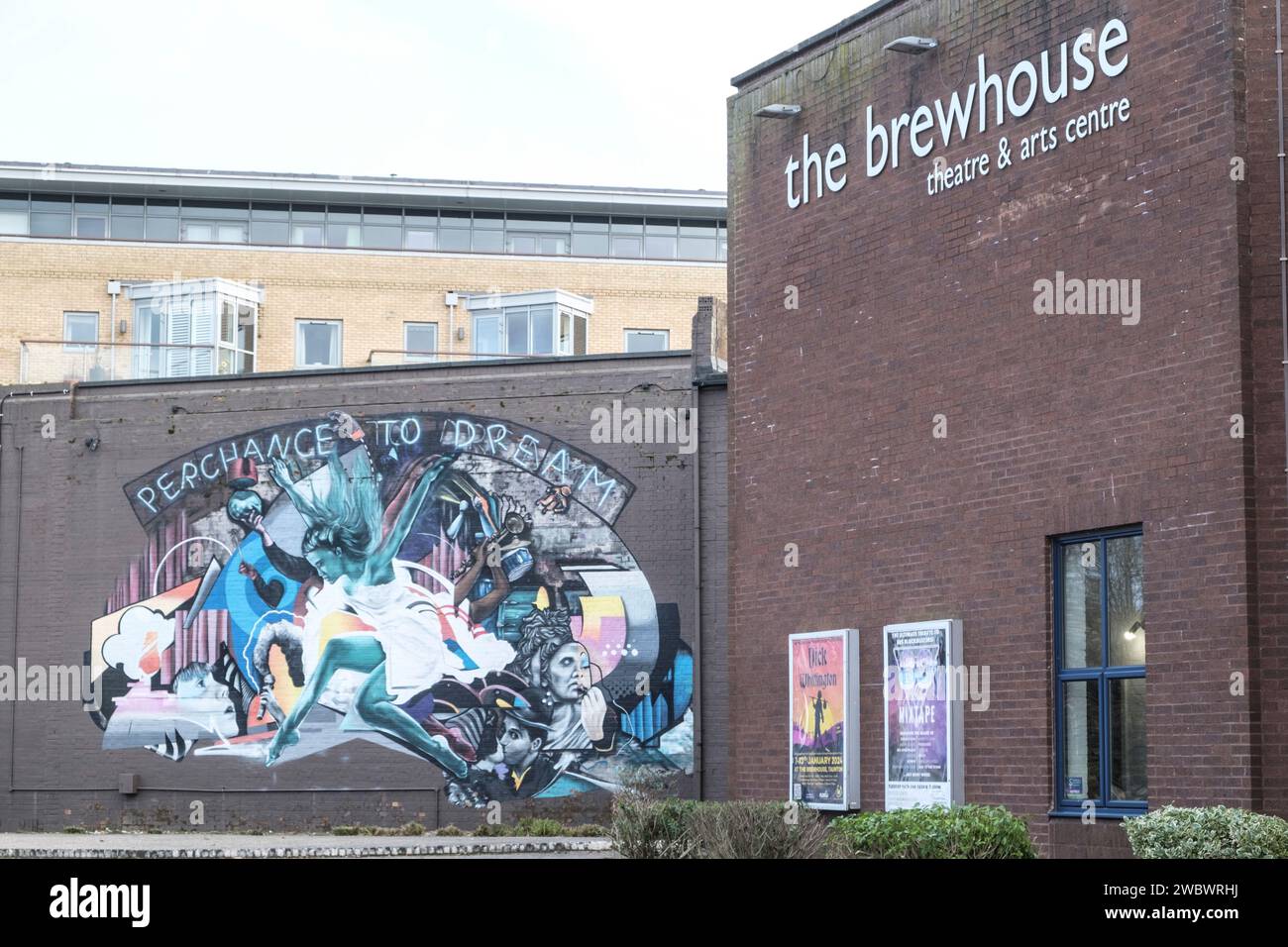 Around Taunton county town of somerset UK. The Brewhouse theatre and ...